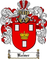 Kaiser Family Crest Kaiser Coat of Arms - Tradebit
