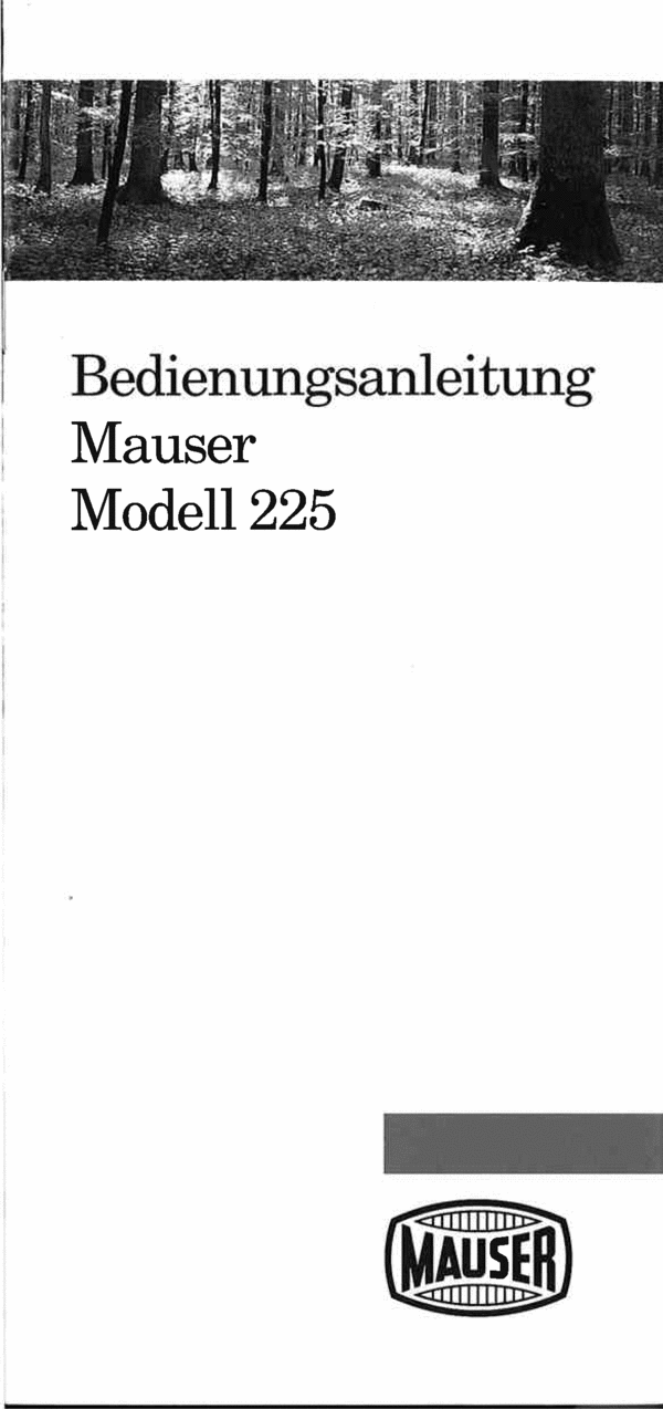 Mauser-Model-225-Bolt-Action-Rifle.pdf - Tradebit