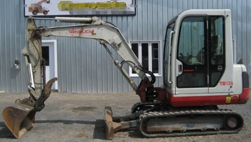 Takeuchi TB135 Compact Excavator Parts Manual DOWNLOAD (SN: 13510004 ...