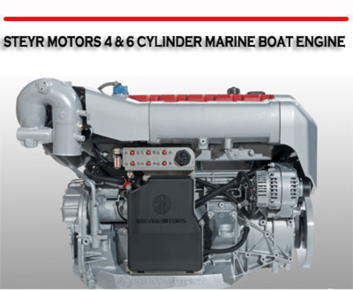 STEYR MOTORS 4 & 6 CYLINDER MARINE BOAT ENGINE REPAIR MANUAL - Tradebit