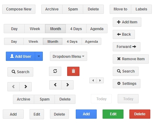 Google Clone - CSS Website Buttons - Download Development