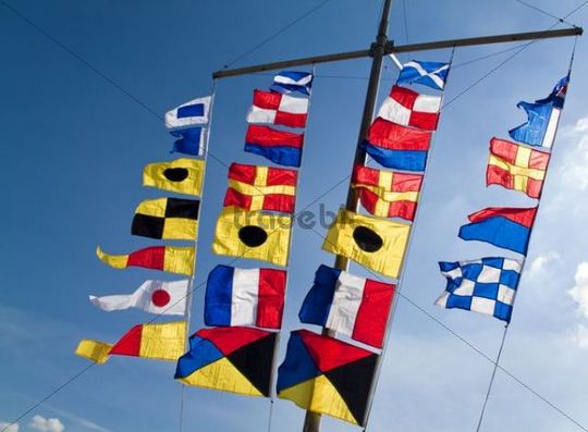 International maritime signal flags, international code of signals ...