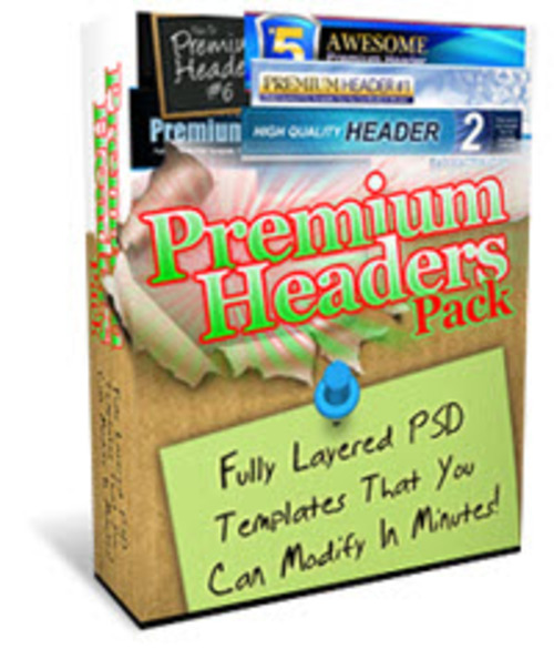 Premium Headers Pack - PSD Templates - Tradebit
