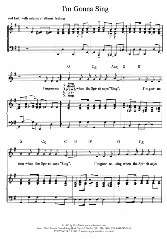 I'm Gonna Sing - Tradebit